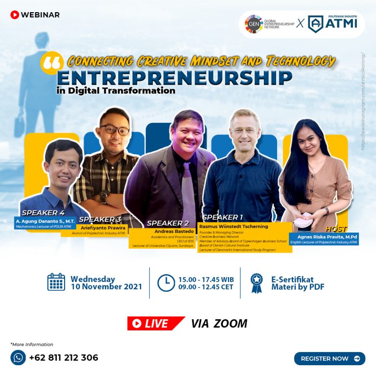 GEN x POLIN ATMI International Webinar – Politeknik Industri ATMI